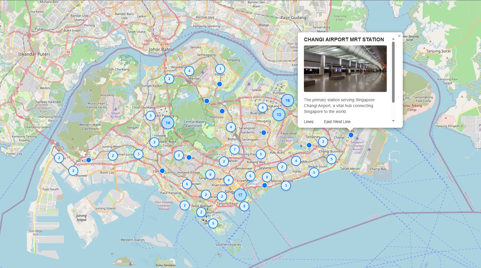 Singapore MRT Map Demo | Interactive Station Map